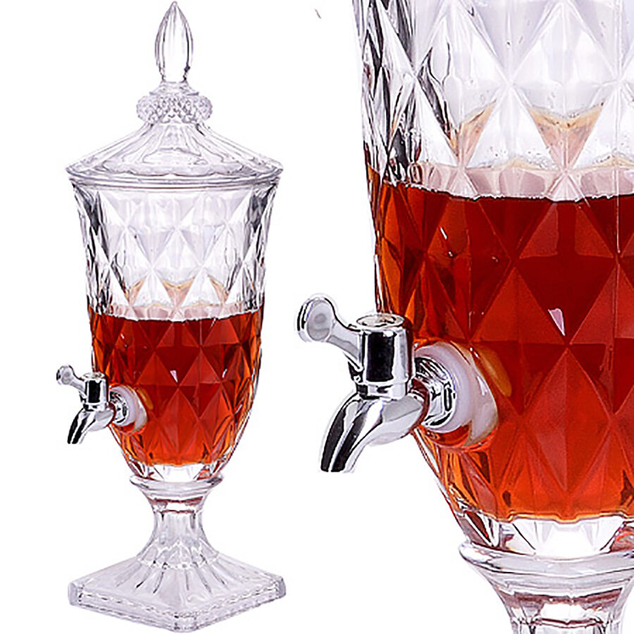 Лимонадница с краником Loraine, стекло, 1,8 л