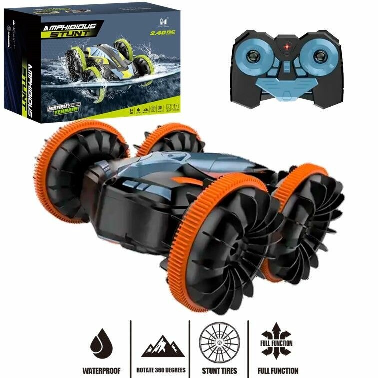 LH-C020S Трюковая машинка перевертыш на пульте управления оранжевый