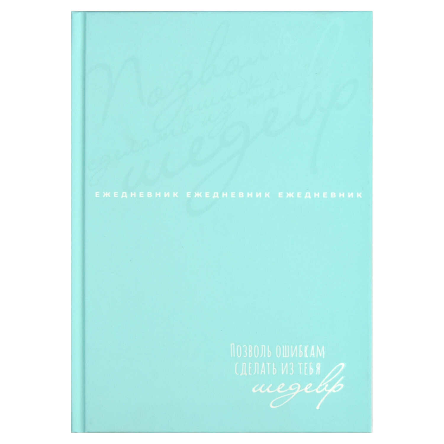 Ежедневник недатированный DIARY, формат А5, 80 листов, "софт-тач" зеленый