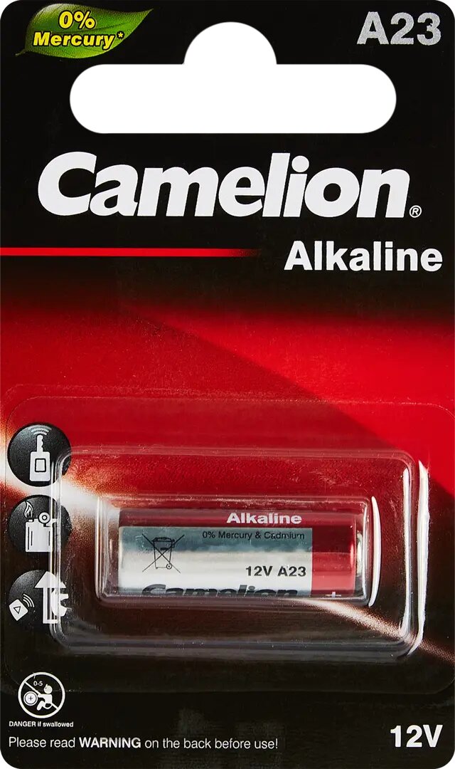 Батарейка алкалиновая Camelion LR 23A BL-1
