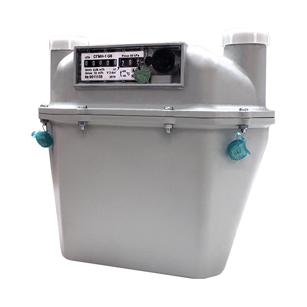 Счетчик газа диафрагменный Беломо СГМН-1-2-1-G6 (200 левый) 2026 год