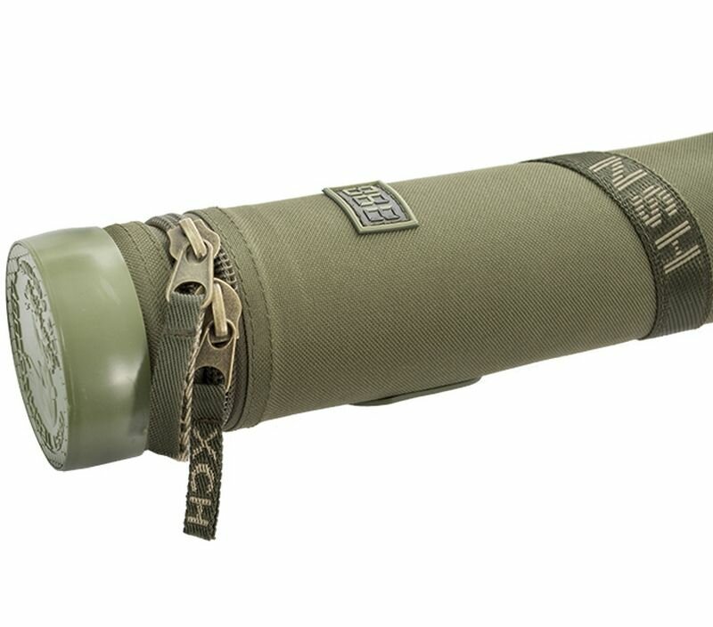 Тубус для спиннингов без кармана, хаки (100 диаметр, 155 длина)