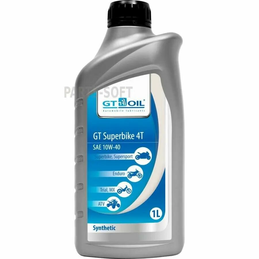 GT OIL 8809059407820 Масло GT Superbike 4T SAE 10W-40 API SM 1 л