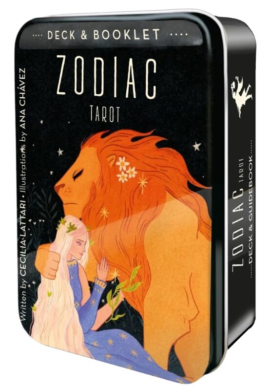 Карты US Games Systems Карты Таро "Zodiac Tarot in a tin" US Games / Зодиакальные таро в жестяной банке