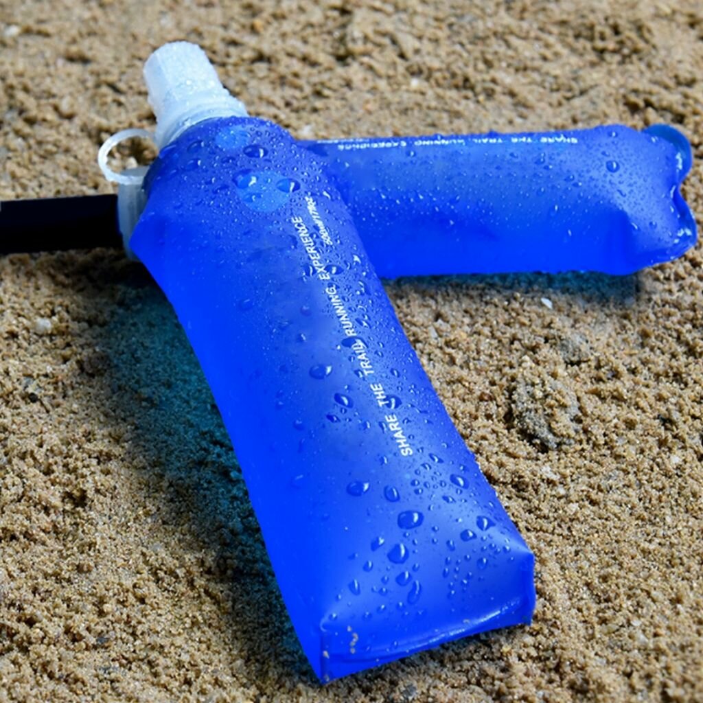 Походная посуда, Складной мягкий водяной контейнер - с соломинкой