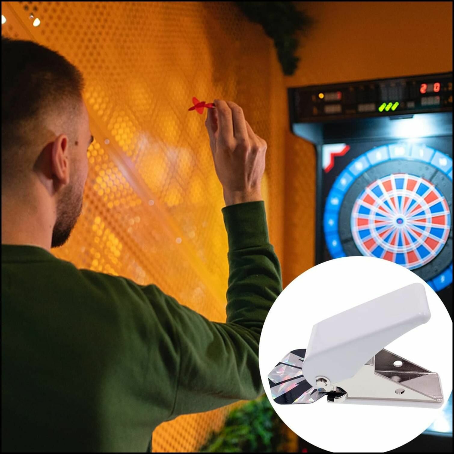 YOYO, Легкий набор аксессуаров для дротиков: 1 пробойник с 50 переносными уплотнительными кольцами.