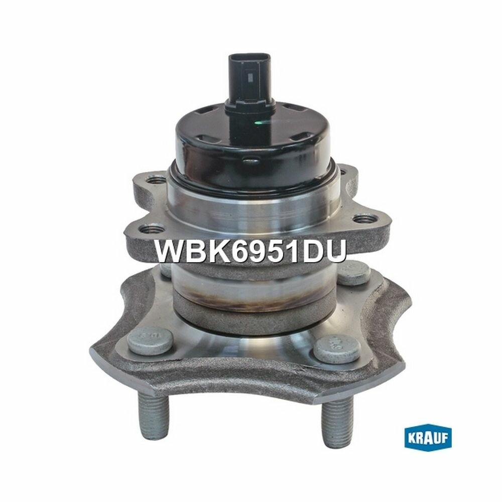 Ступица Krauf WBK6951DU, для Toyota Yaris, задняя, сталь, 4 крепежных отверстия