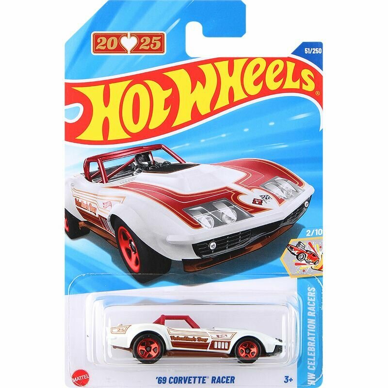Машинка Mattel Hot Wheels 2025 C4982-69 Corvette Racer