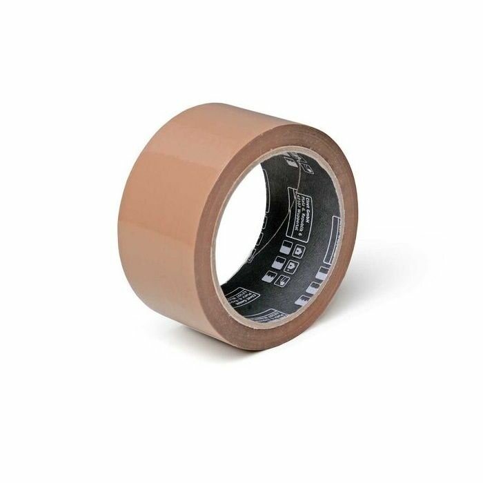 Лента скотч бесшумная Color Expert 96504810 коричневая (48мм*66м)