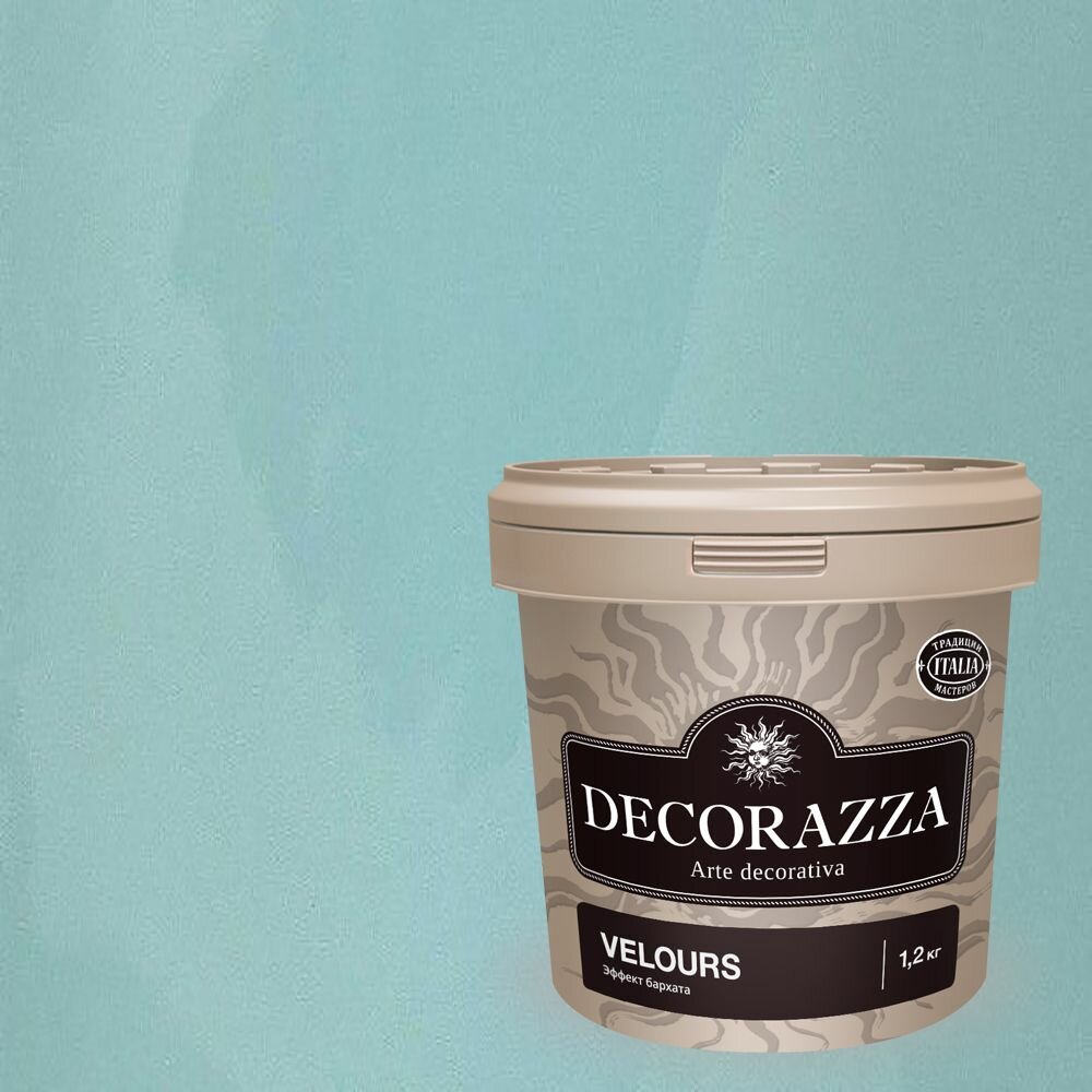 Декоративная штукатурка с эффектом бархата Decorazza Velours (1,2кг) VL 10-33