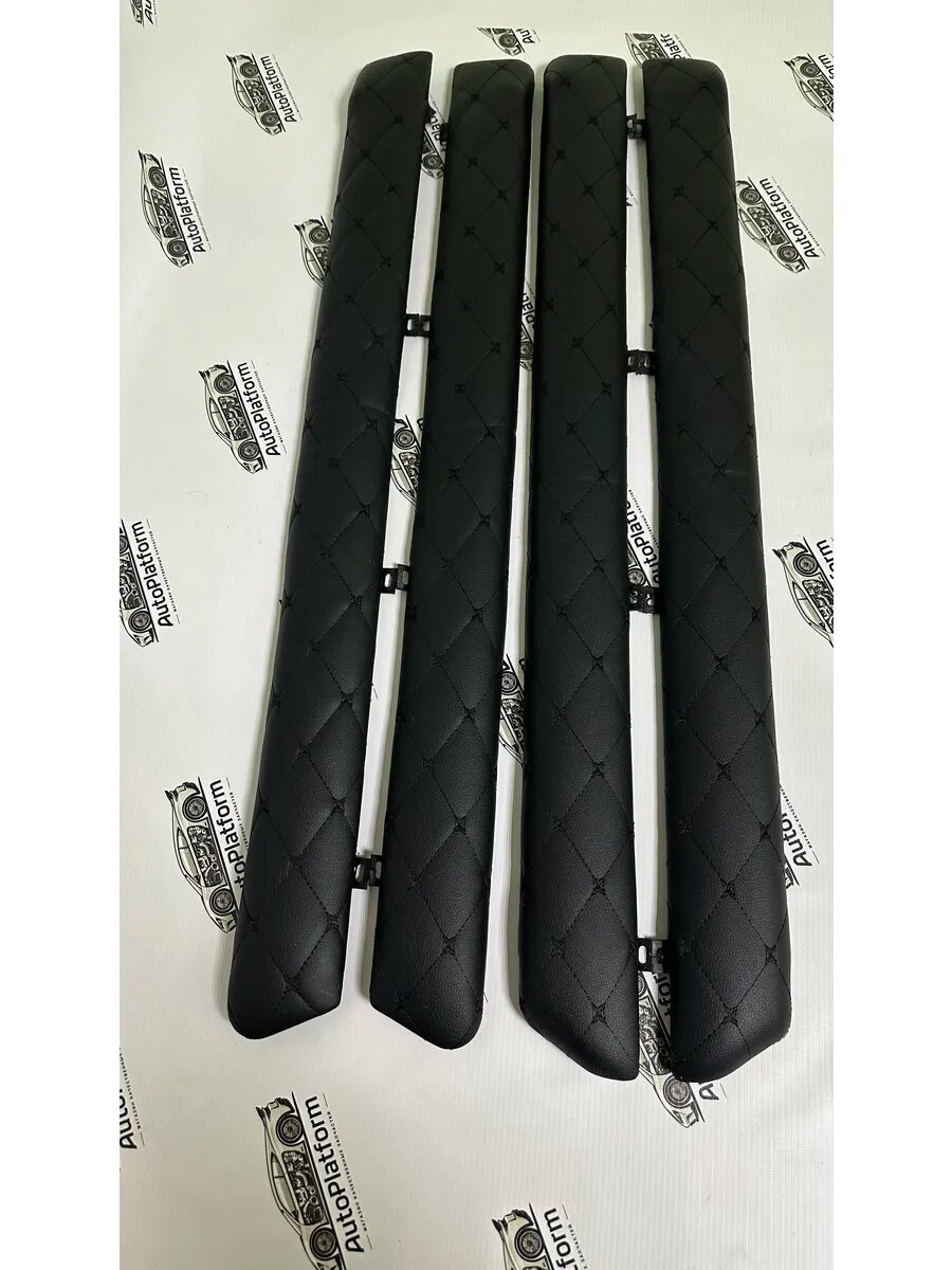 Накладки на двери (Батоны) на ВАЗ 2101-2107 (ромб Кожзам)