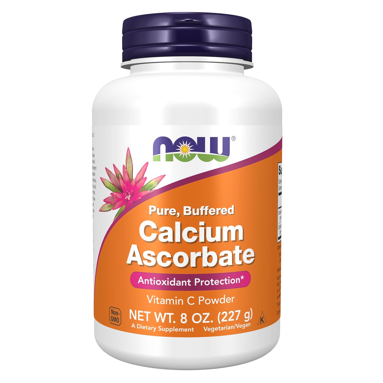 NOW Foods, Calcium Ascorbate, Витамин С из аскорбата кальция в порошке, 1120 мг, 227 гр.