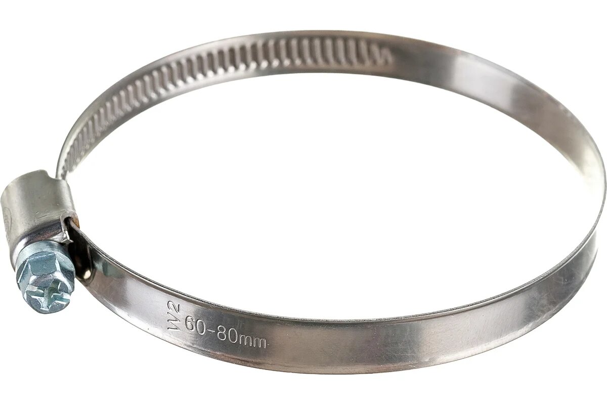 MGF Червячный хомут 60-80/9 W2 1-1-9-2-60-80 крепежный зажим из нержавеющей стали