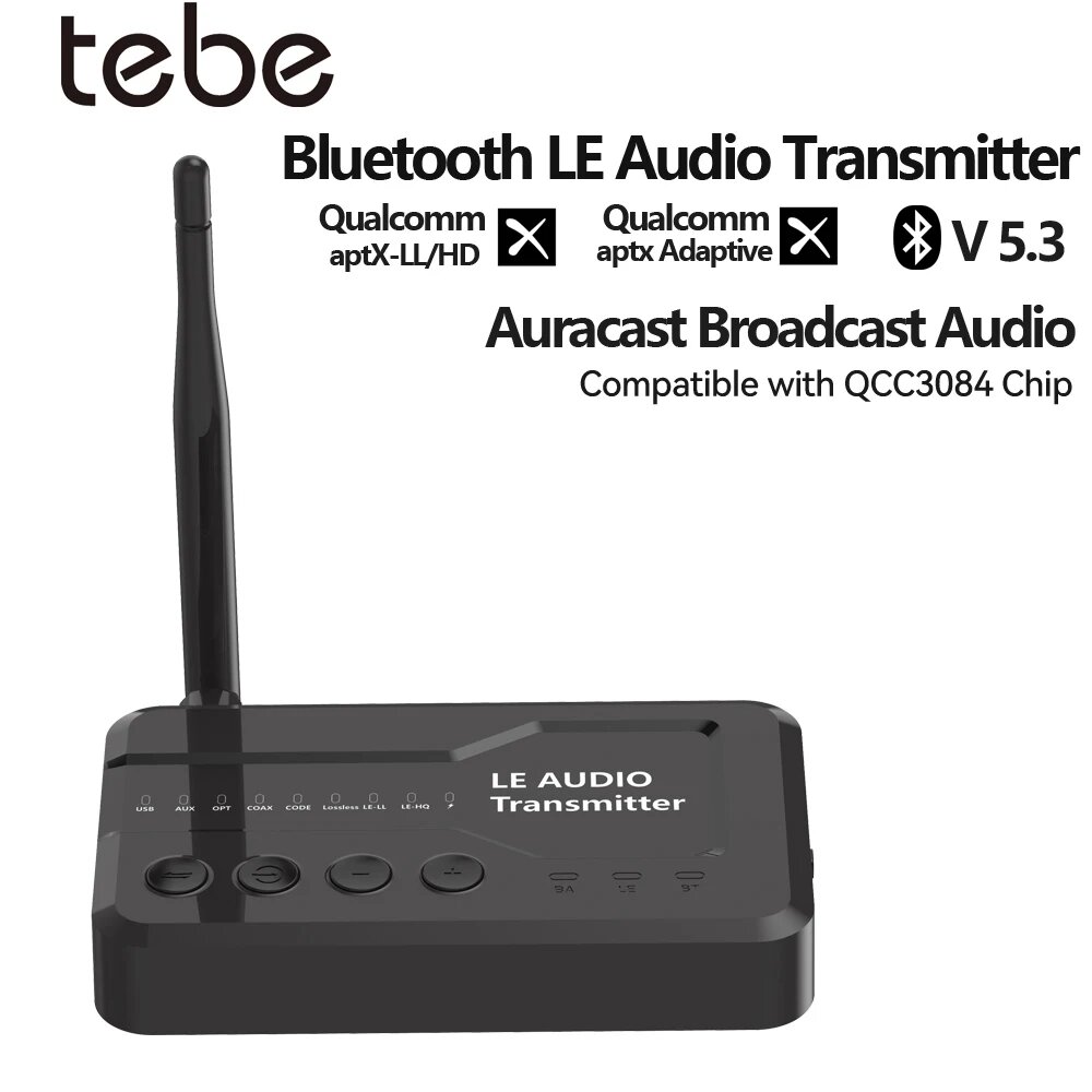 Tebe Bluetooth 5.3 Аудиопередатчик