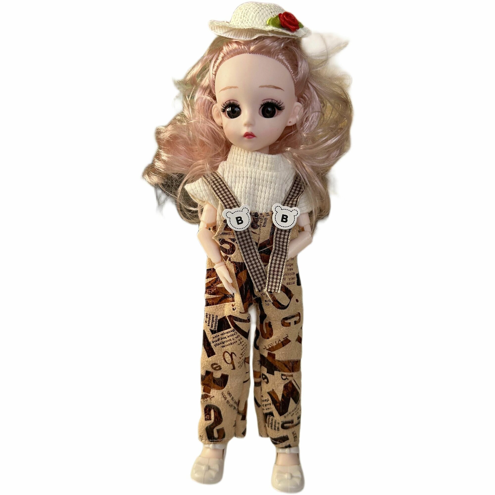 Кукла шарнирная, рост 29см, (Без подарочной коробки)