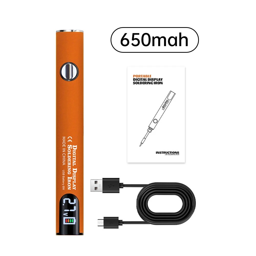 Aideepen 510 Мини-паяльник USB Orange No Head