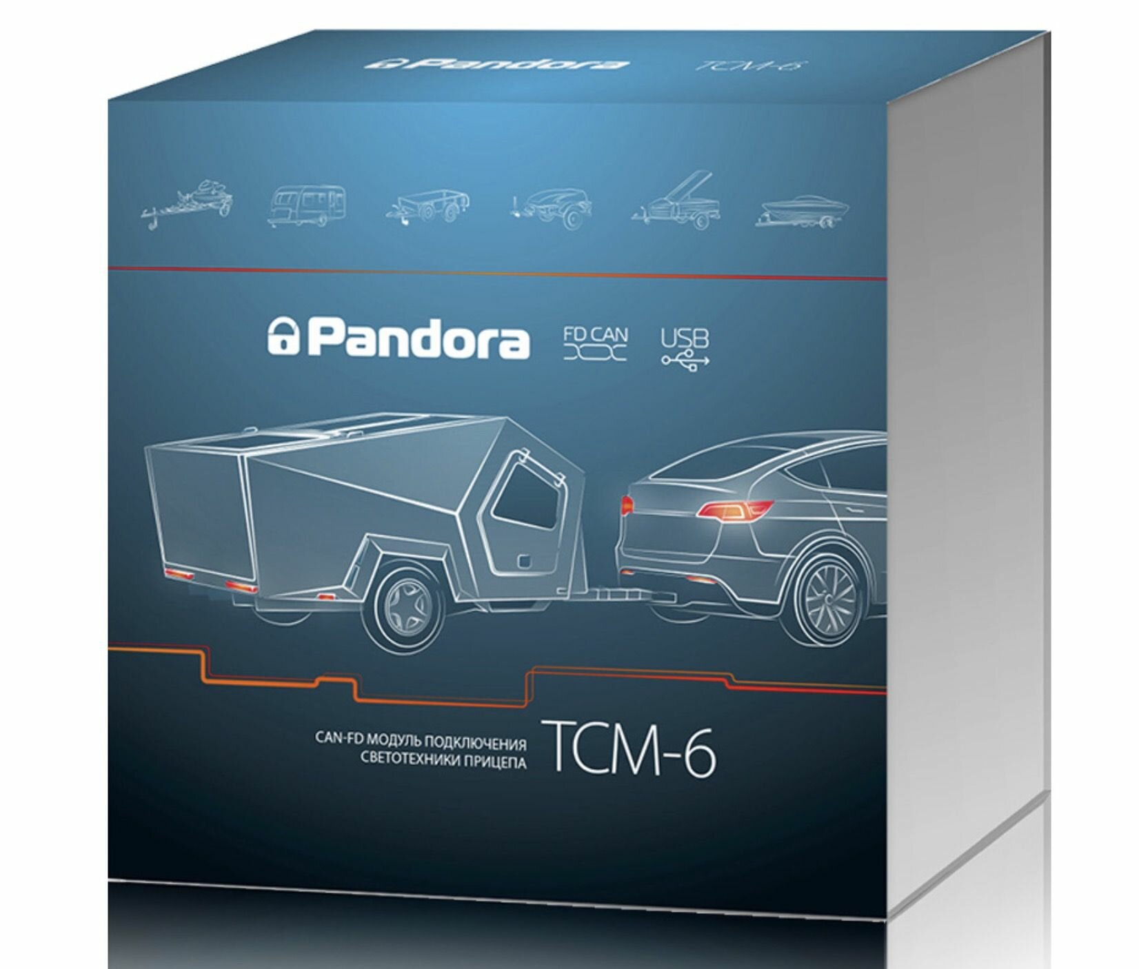 Универсальная электрика Pandora с блоком Smart Connect (без розетки) TCM-6 NEW