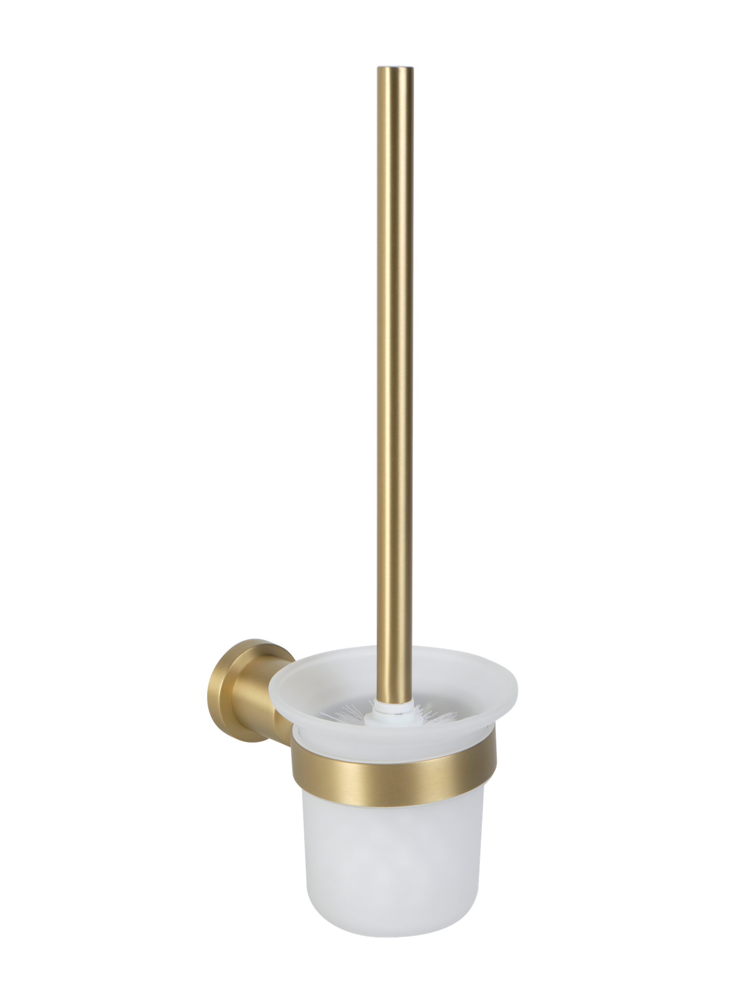 Ершик для унитаза настенный SATO BA7010 матовое золото