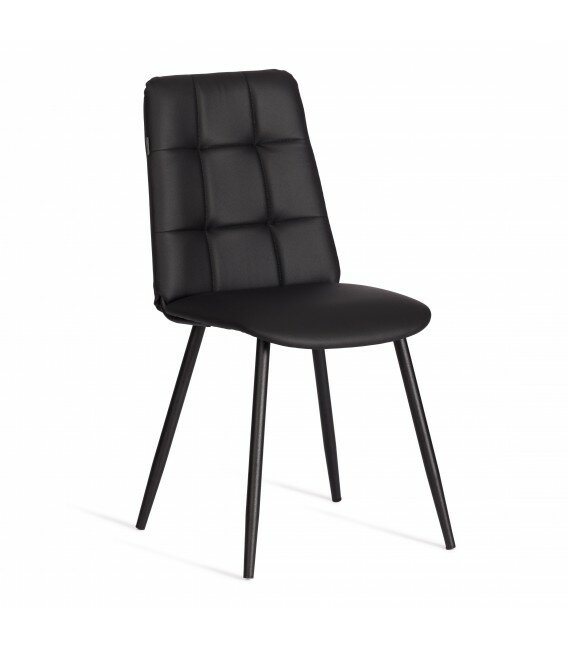 Стул обеденный Asti TREND, экокожа, черная, 47х54х86 см
