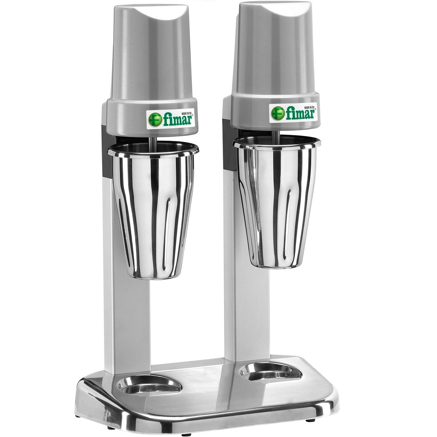 Миксер для молочных коктейлей Fimar fp2i профессиональный, 2 стакана по 550 мл, 0.24 кВт, 220 В.