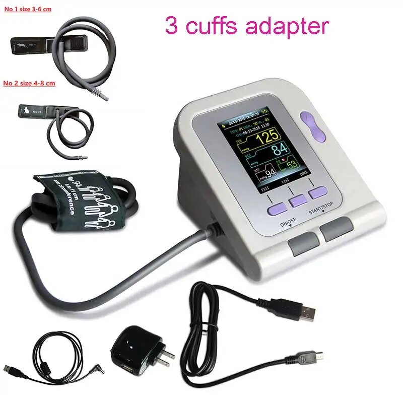 Ветеринарный электронный тонометр CORE-RAY CONTEC08A 3 cuffs adapter