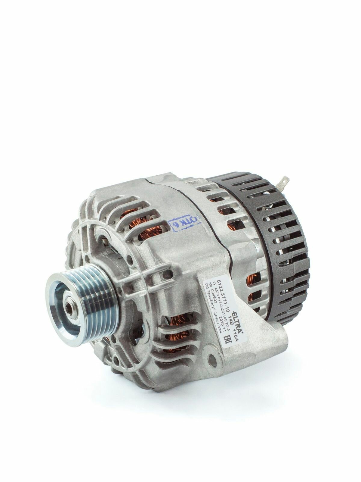 Генератор ELTRA 5122377110, передний, для GAZ 3110/31105/3102/2752/3211/3221