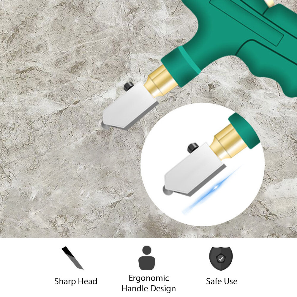 Ручной стеклорез с двойной головкой для плитки и стекла