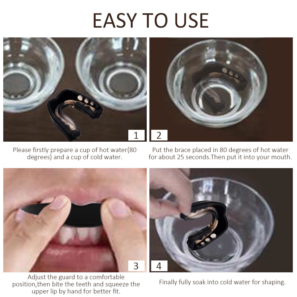 Взрослые спортивные капы для рта EVA мундштук для зубов для бокса баскетбола футбола