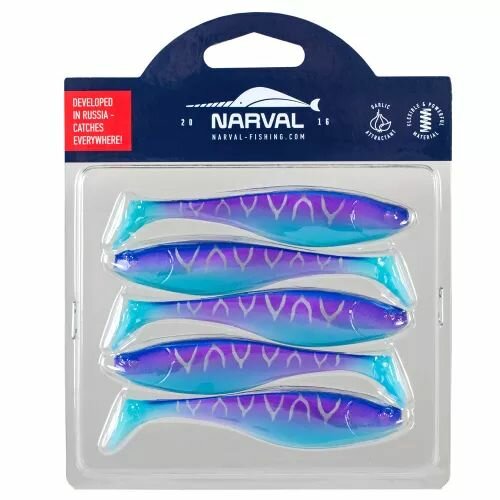 Силиконовая приманка Narval Commander Shad 10cm #051 5шт.