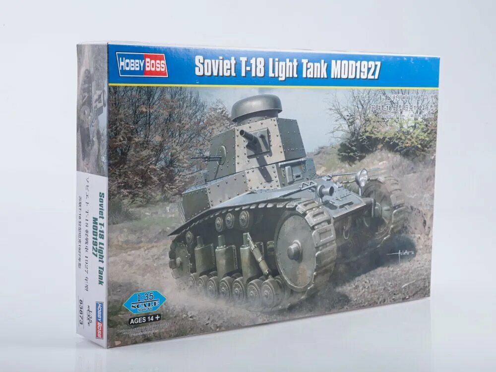KNOW EASY-Сборная модель танка Soviet T-18 Light Tank MOD1927, масштаб 1/35