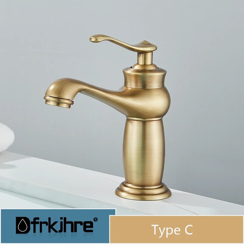 Смеситель для раковины dfrkjhre Античная бронза ELFCT001