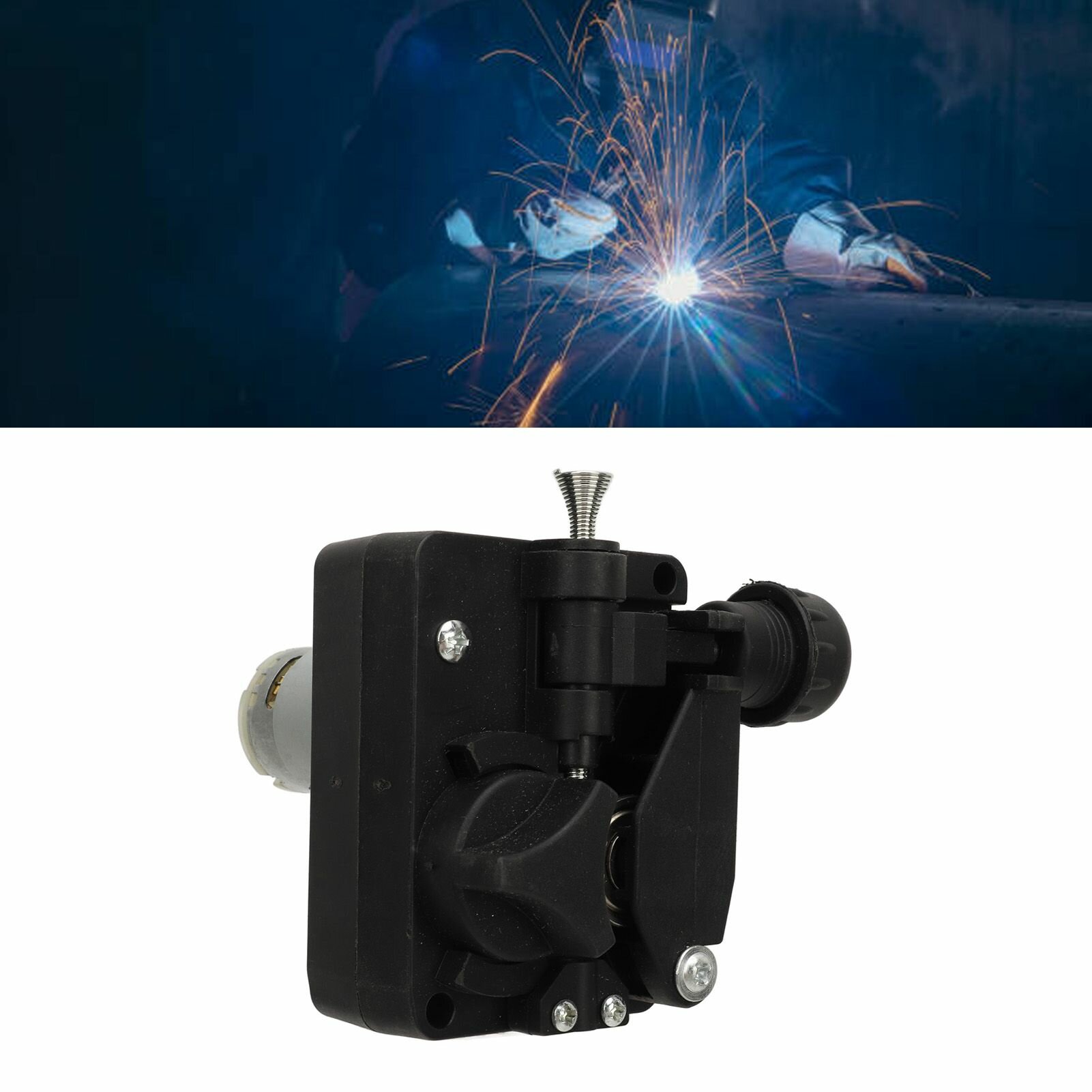 Двигатель подачи сварочной проволоки мощностью 10 Вт от 2 до 13 м в минуту для пайки проводов диаметром от 0,6 до 1,0 мм 24 В постоянного тока