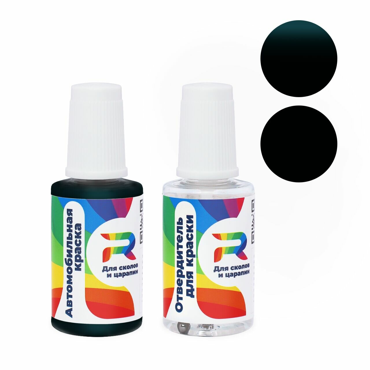 Подкраска для сколов и царапин авто VAZ 316 - Несси II (Акриловая краска, Двухслойный, Черный)