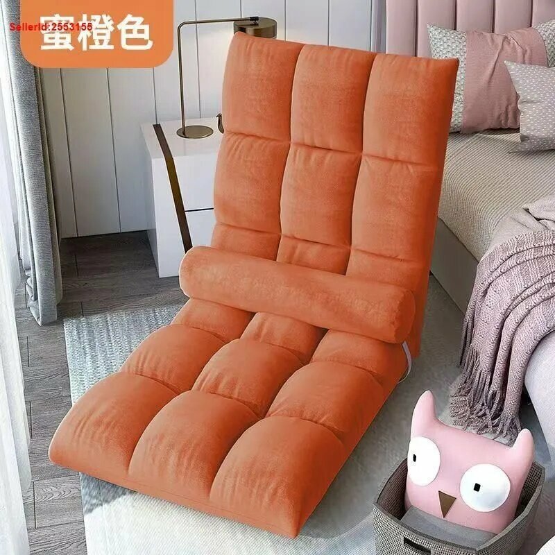 Прямой диван, механизм Реклайнер, 40х40х43 см, оранжевый, коралловый