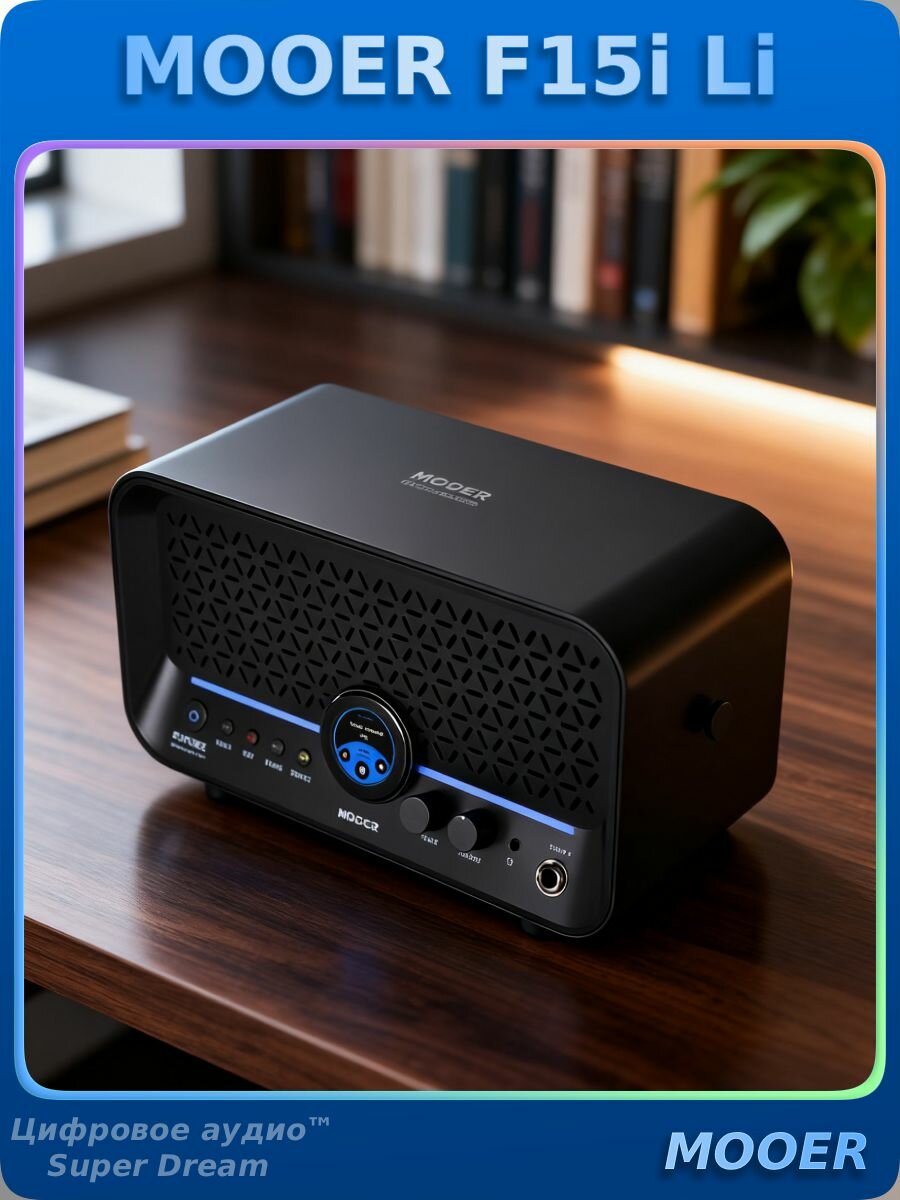 MOOER F15i Li Портативный многофункциональный процессор эффектов для гитары/баса