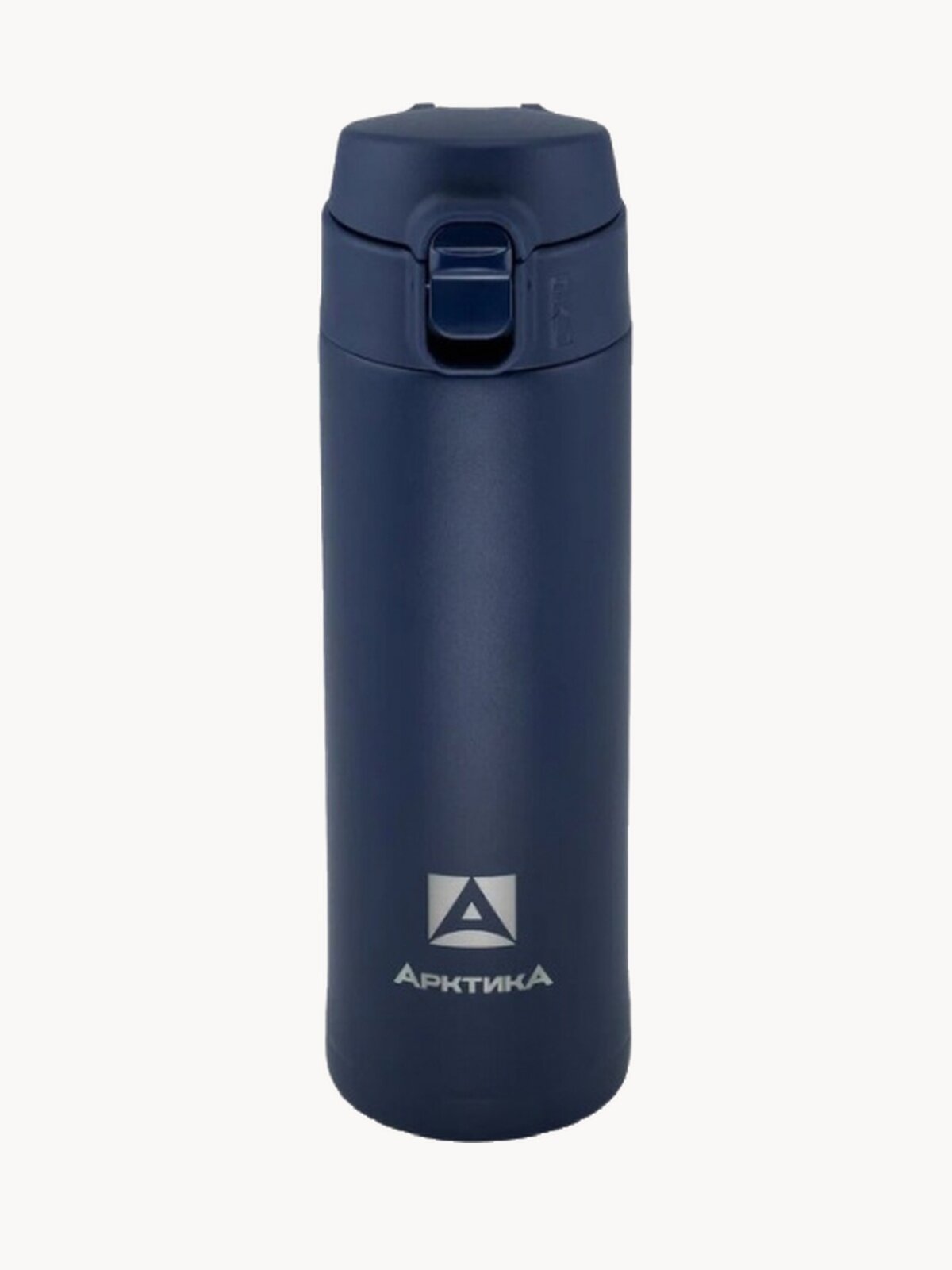Термокружка нержавеющая с кнопкой на крышке 520 мл Арктика автомобильная