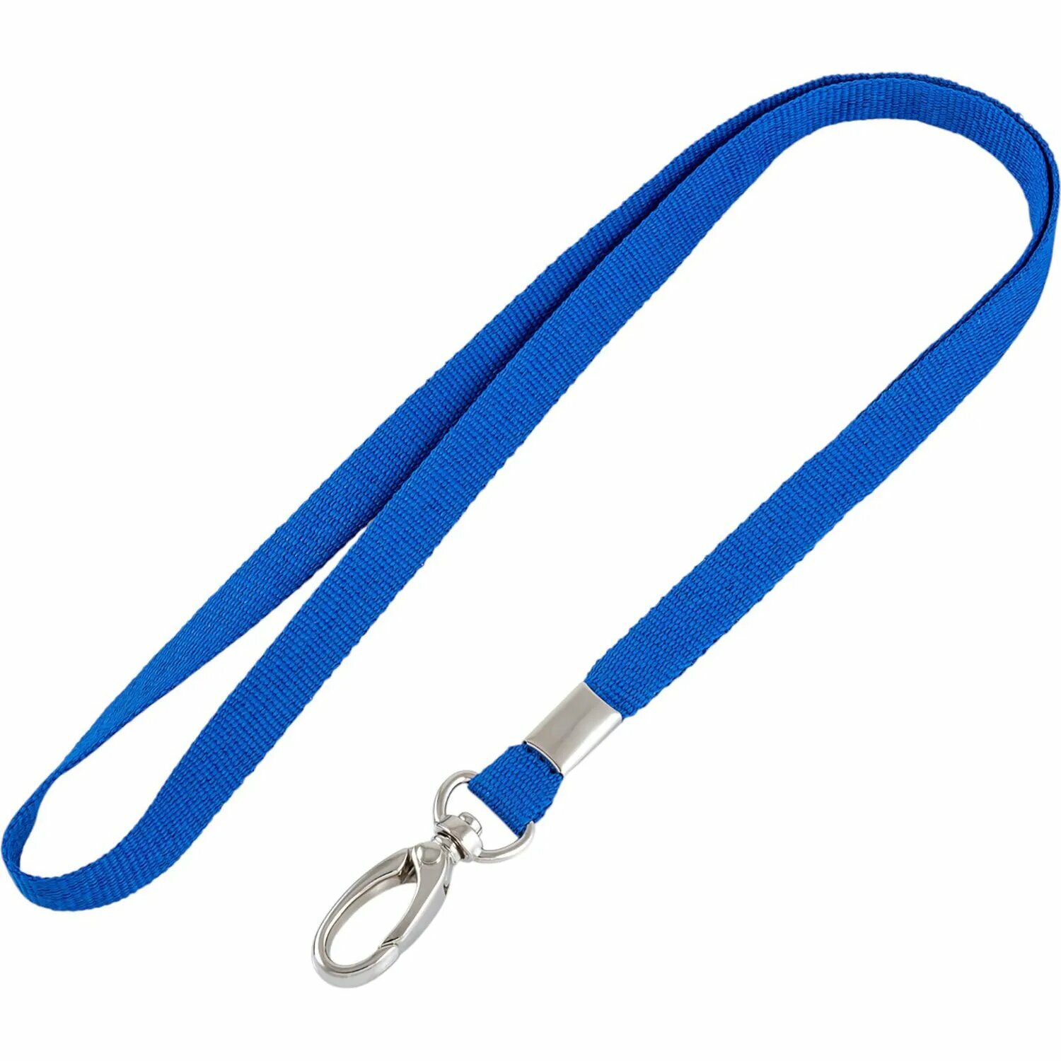 Держатель для бейджа на карабине синий 388121