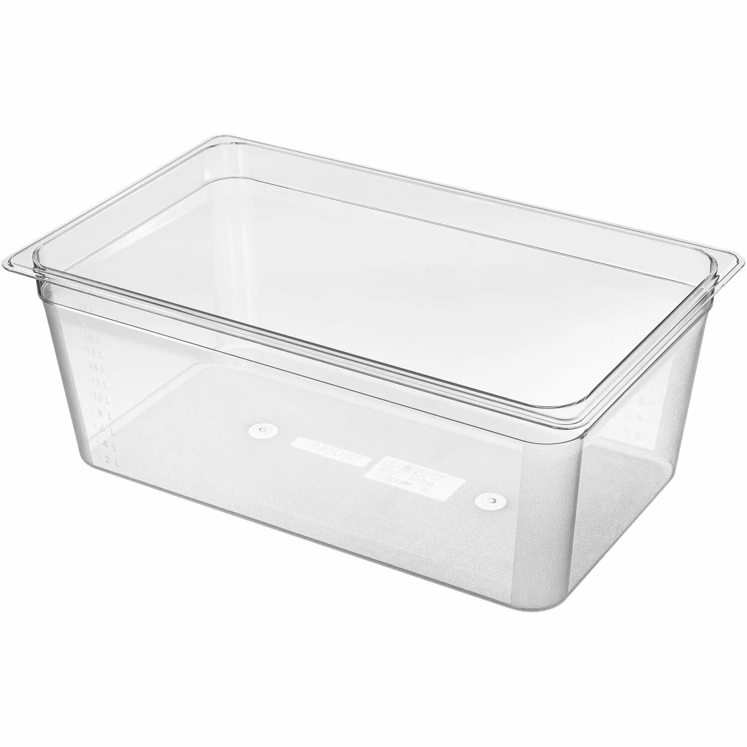 Гастроемкость из поликарбоната 1/1 Н-200 (прозрачный)