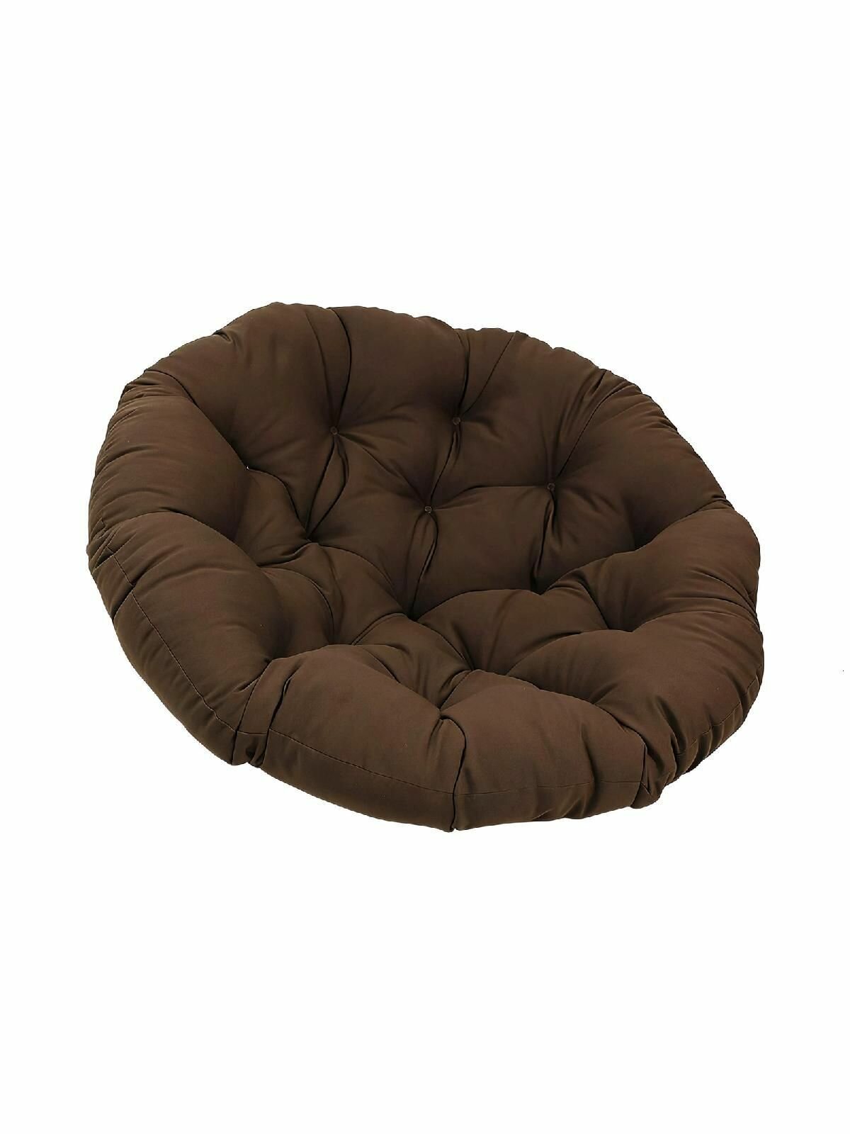 Подушканастул, Водонепроницаемая и солнцезащитная круглая утолщенная подвесная корзина подушка "птичье гнездо" 50 см-коричневый