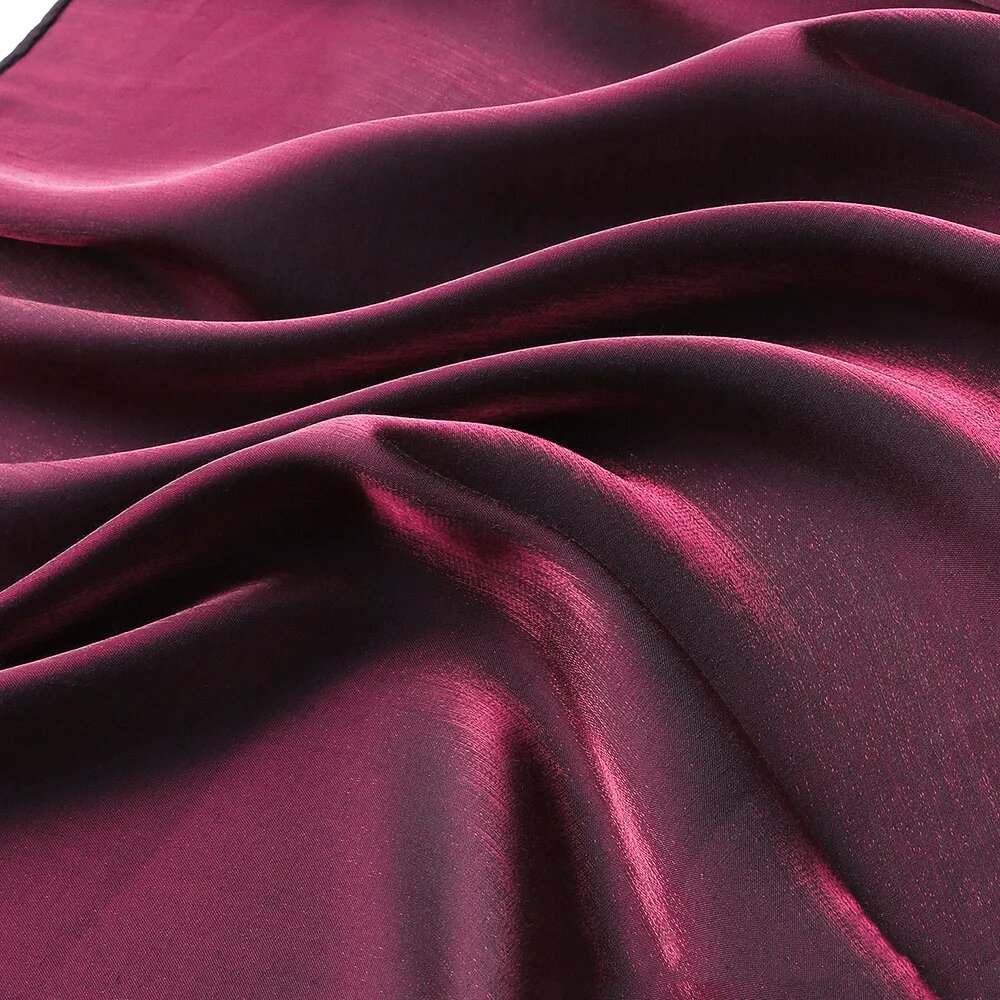 Атласная ткань бордовая Wine Red 150см