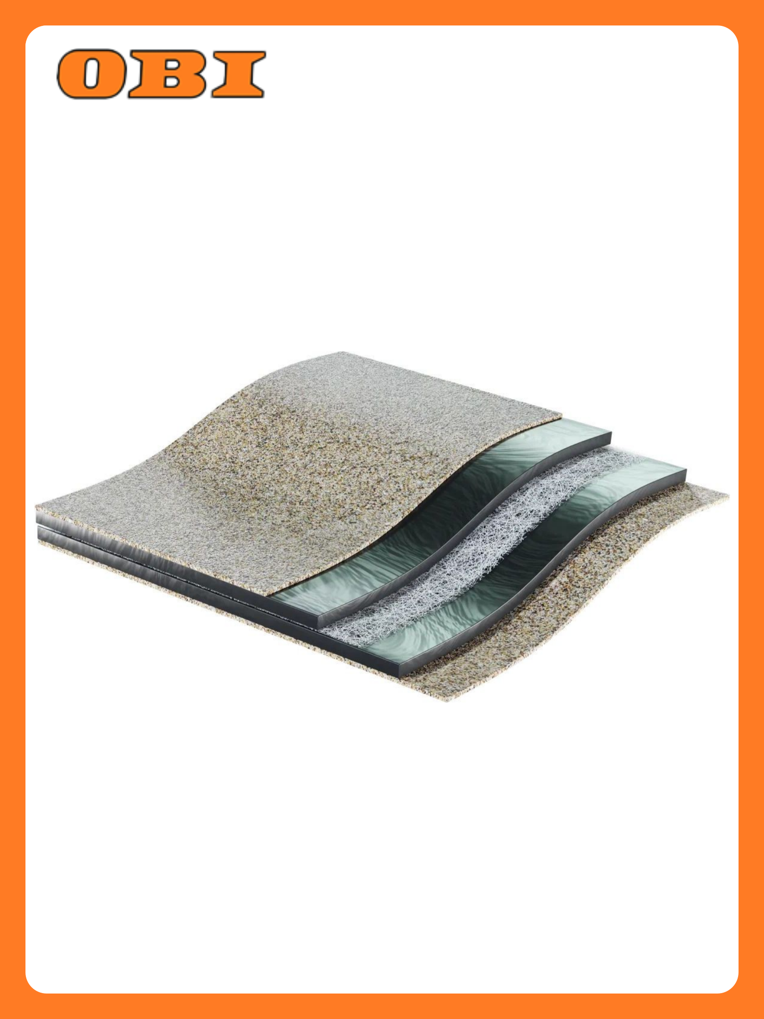 Подкладочный ковер Docke STANDARD SAND, битумный, армированный, 15м