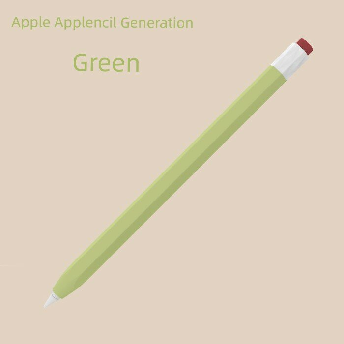 Силиконовый чехол для Apple Pencil 1-го поколения - Зеленый, защитный чехол для Apple Pencil 1-го поколения