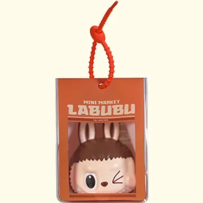 Labubu Yakitori Squishy Charm, коричневый