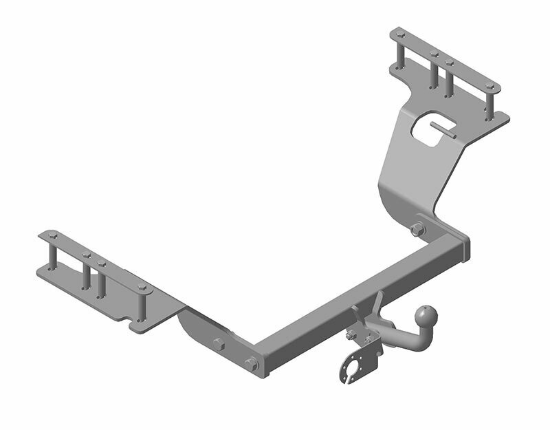 Фаркоп AvtoS HN 02 Honda CR-V 2002-2007(паспорт и сертификат в комплекте)(без электрики) (90x20x16)