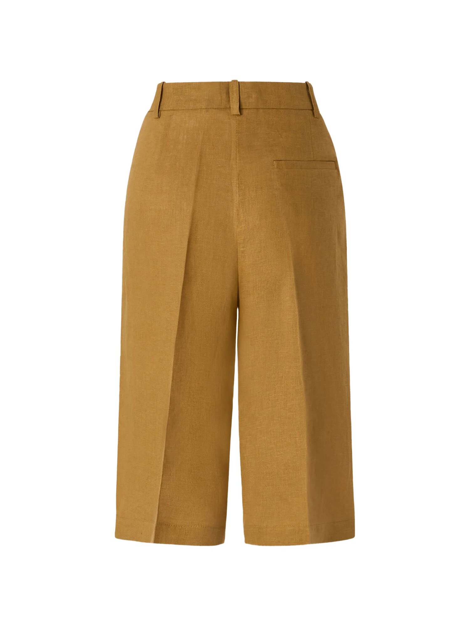 Шорты Pinko Button linen shorts, размер 40, brown — фото 1