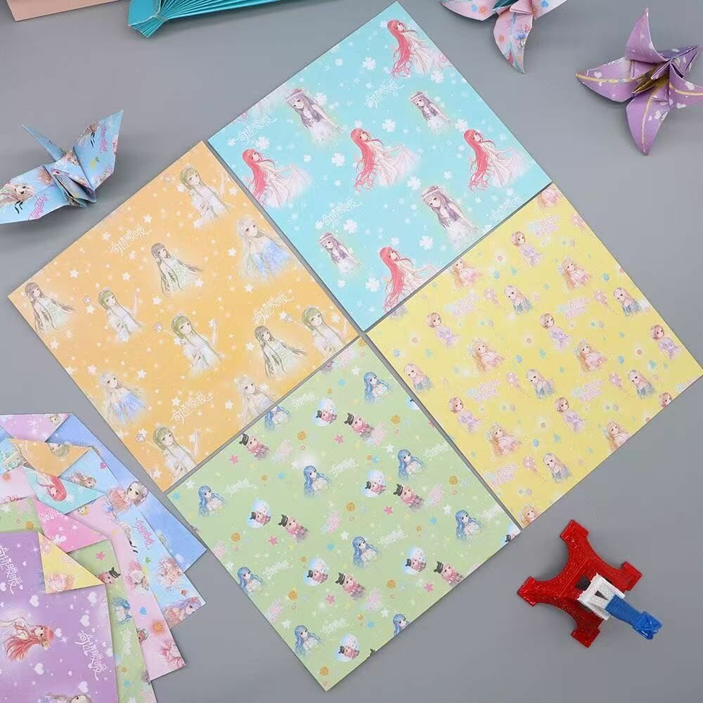 Бумага цветная для оригами 15x15см