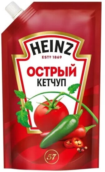 Кетчуп Heinz Острый дой-пак 320 г