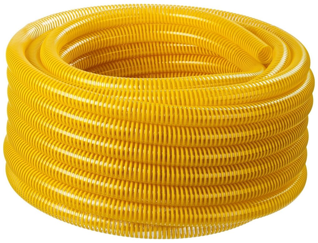 Шланг, ПВХ, напорно-всасывающий со спиралью ПВХ (30 м; 32 мм; 10 атм) ЗУБР 40327-32-30, подачи и откачки воды