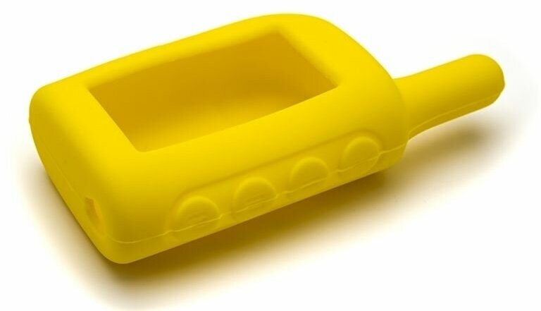 Чехол силиконовый для Scher-Khan Magicar 3/4 желтый