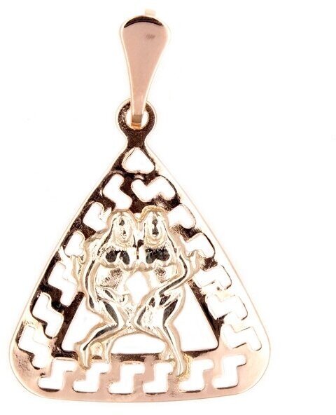 Подвеска, красное золото, 585 проба